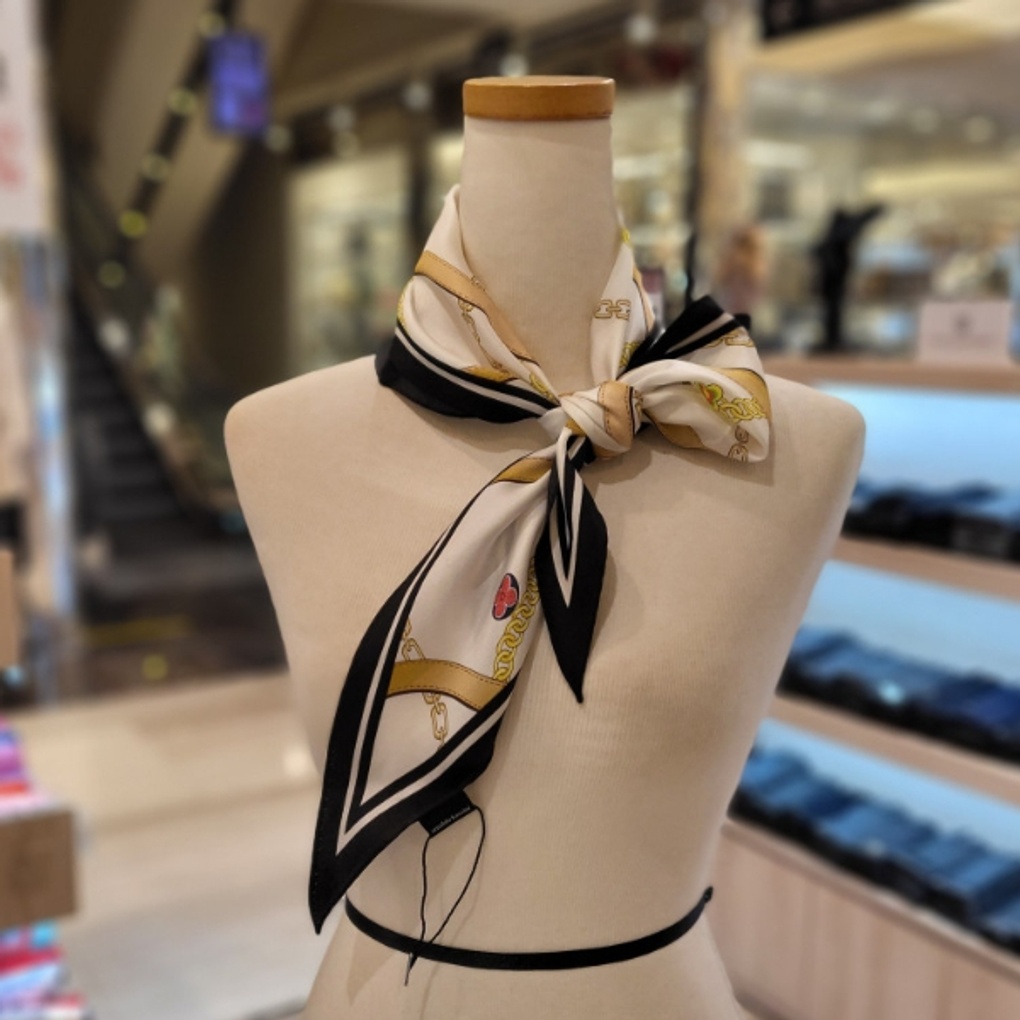 아날도바시니 이베인 마름모 실크스카프(ABS-236202)- 이랜드몰