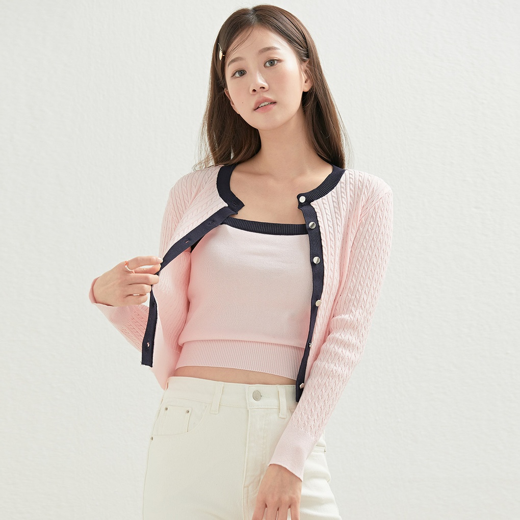 케이블 가디건 세트 (2colors)_ RMCKD23R12- 이랜드몰