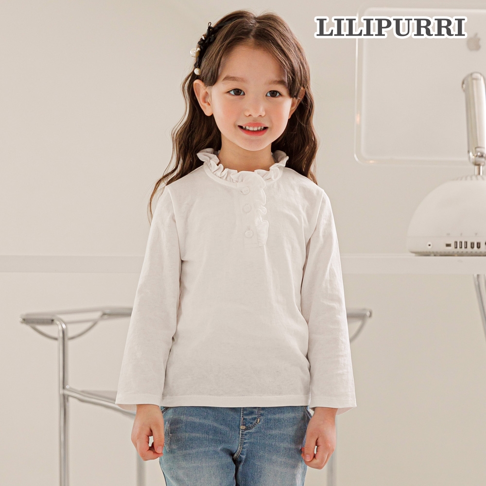 노블블라우스(아이보리)- KIDIKIDI