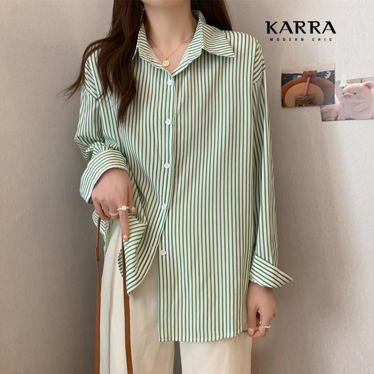 KARRA 캐치스트라이프카라셔츠_KB3SSH009C- 이랜드몰