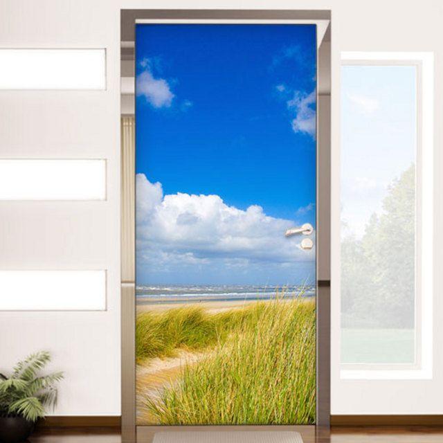 [1300k] pg419-바다가보이는풍경현관문시트지- 이랜드몰