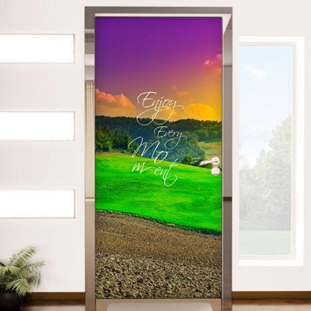 [1300k] pg433-자연풍경감성레터링현관문시트지- 이랜드몰