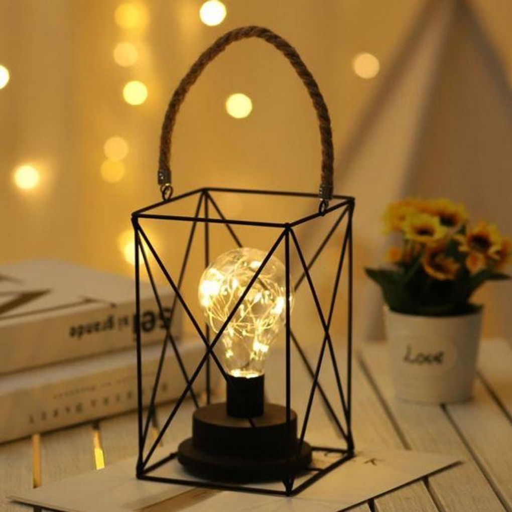 [1300k] 감성 호야등 사각 캠핑 램프 LED- 이랜드몰