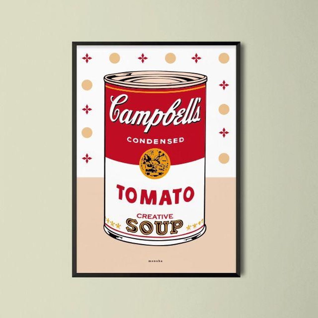 [1300k] 유니크 디자인 포스터 M 캠벨수프캔 A2(대형)- 이랜드몰