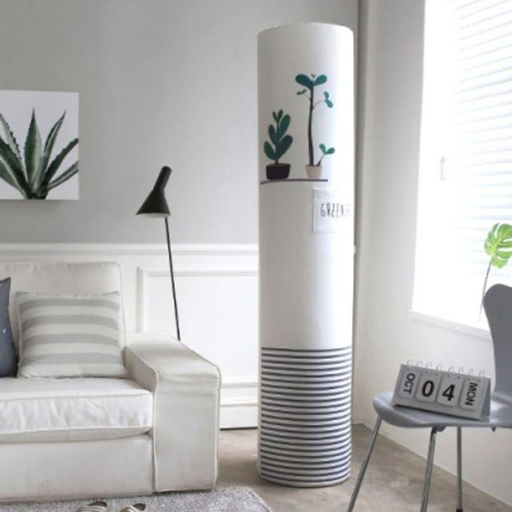 [1300k] 에어컨커버 스탠드형 스판 원형 가든데코 일반- 이랜드몰