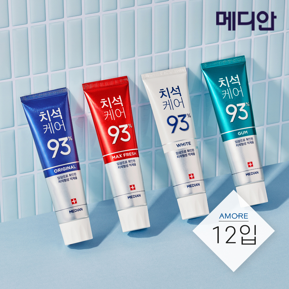 [메디안] 치석케어 치약 120g 12입(옵션)- 이랜드몰