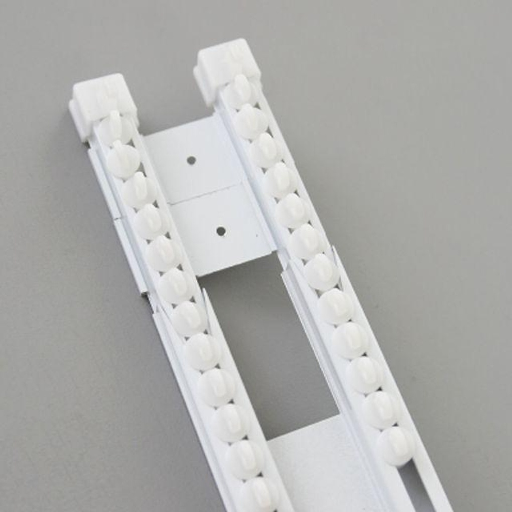 [1300k] 화이트 이중 커튼레일 14자(270-420cm)- 이랜드몰