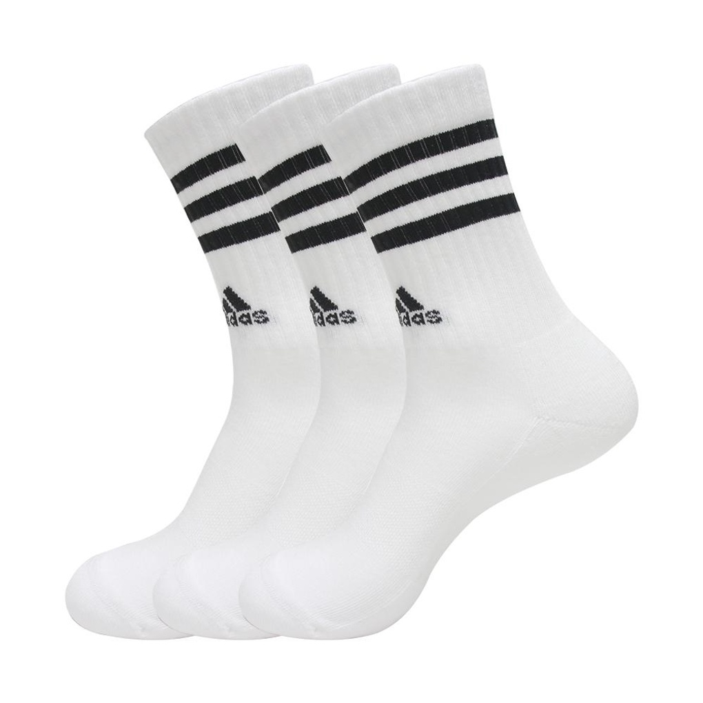 아디다스 3S 쿠션 크루 삭스 스포츠 양말 3팩 화이트 HT3458- 이랜드몰