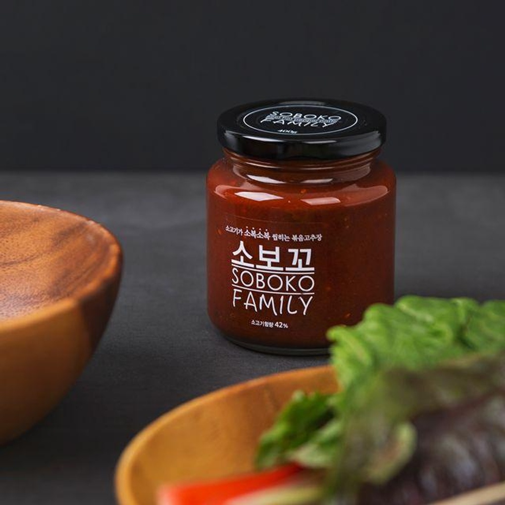 [1300k] 한우소고기가 씹히는 볶음고추장 소보꼬 패밀리 400g- 이랜드몰