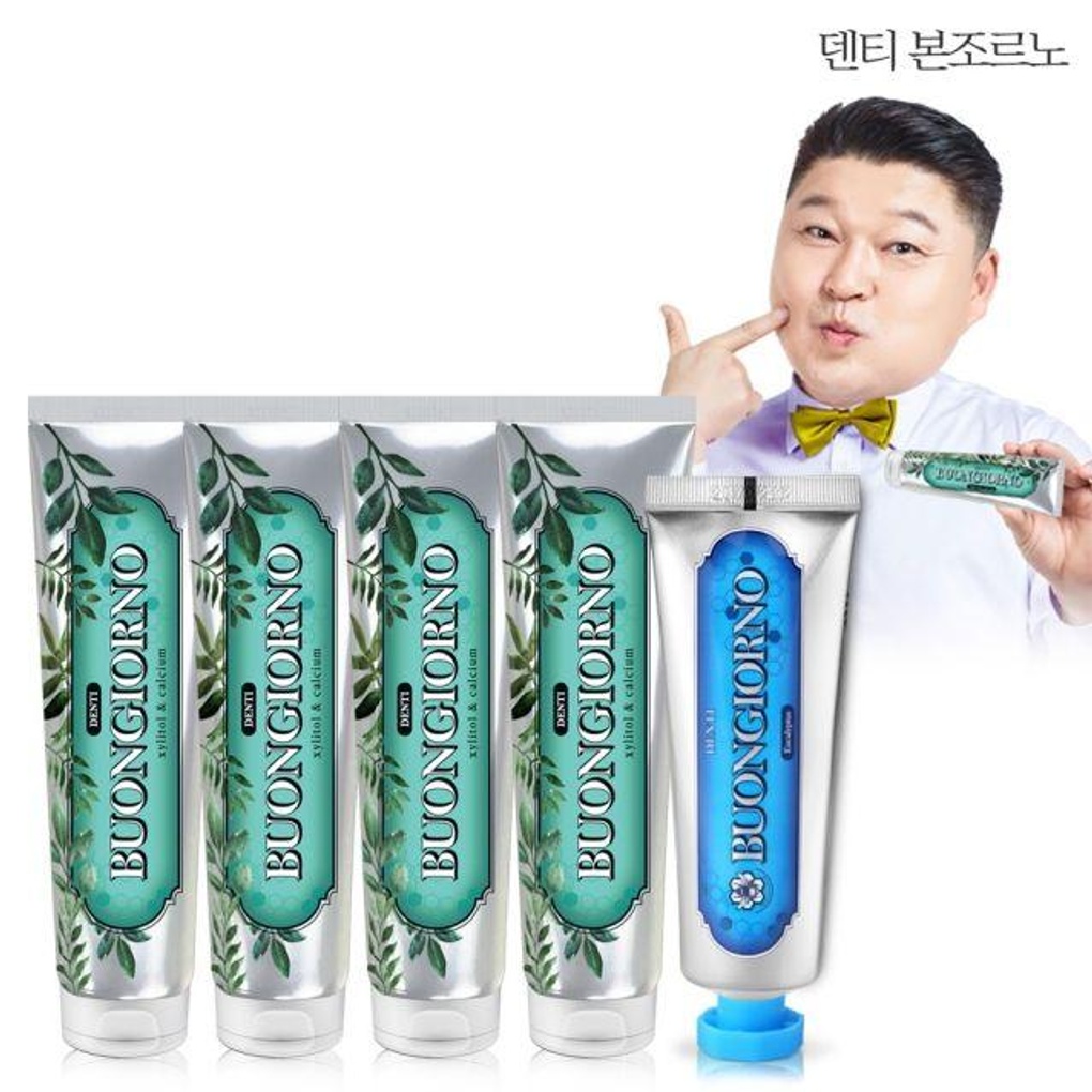 [1300k] 덴티본조르노 구취치약 170g 4개 +치석치약 100g 1개- 이랜드몰