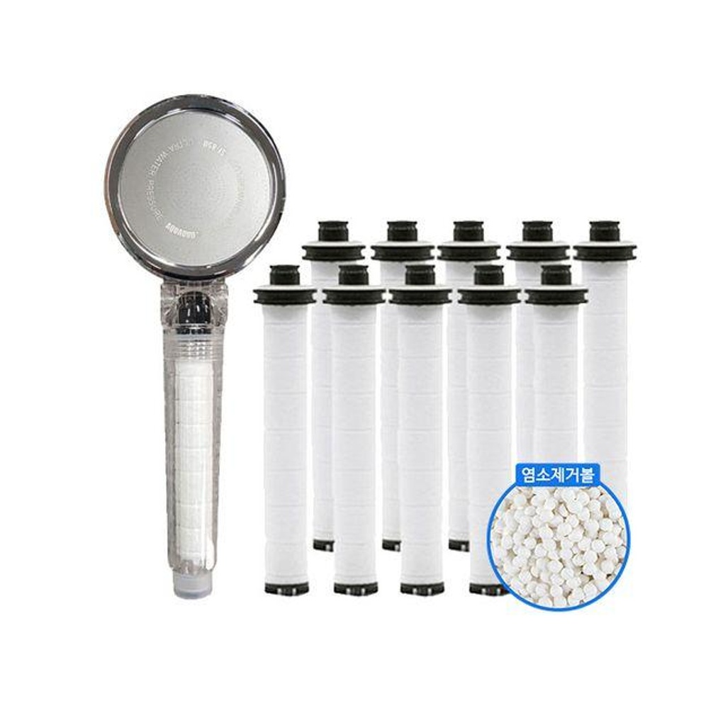 [1300k] 샤워플러스 아쿠아듀오 SF-850 염소 녹물제거 호환필터 10개- 이랜드몰