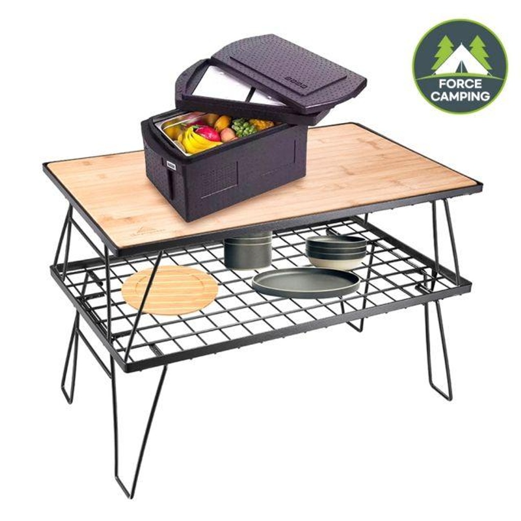 [1300k] 쿨러 스탠드 상판포함 캠핑 테이블 받침대 쉘프- 이랜드몰