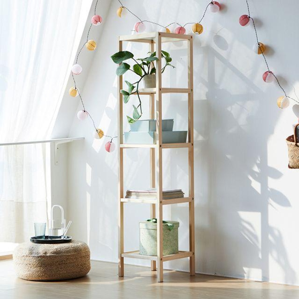 [1300k] 보루네오 모닝듀 원목DIY 다용도 장식장 5단 OT051- 이랜드몰