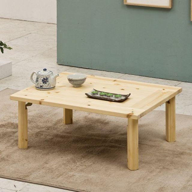 [1300k] 포메리트 소나무 원목 접이식 테이블 중 780- 이랜드몰