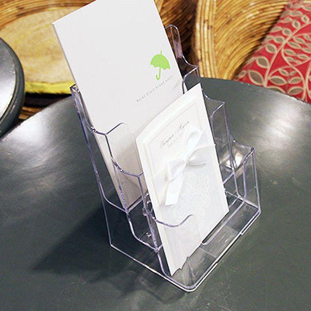 [1300k] A6 리플렛 카다로그 팜플렛 거치대 신문 잡지 꽂이 3단 4608- 이랜드몰