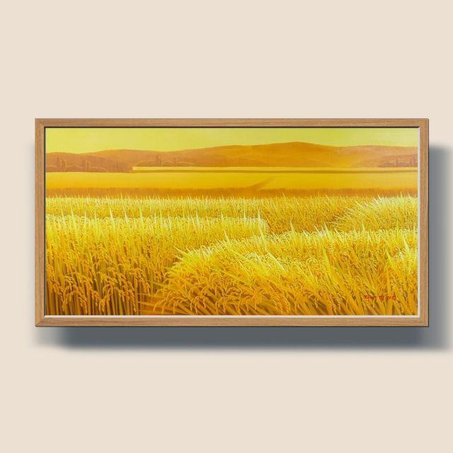 [1300k] 황금들녘 풍경화 벼그림 쌀그림 돈들어오는그림- 이랜드몰