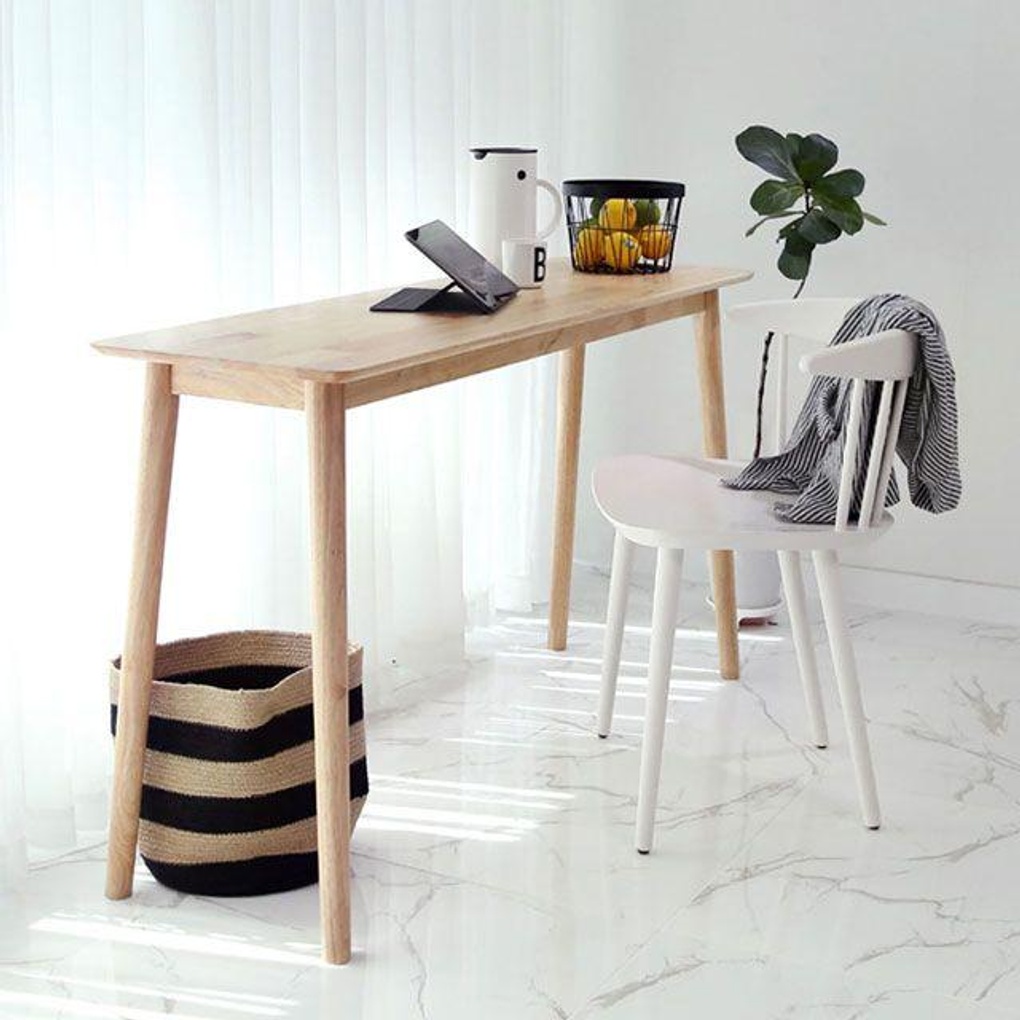 [1300k] 원목 라운디시 콘솔 테이블 130- 이랜드몰