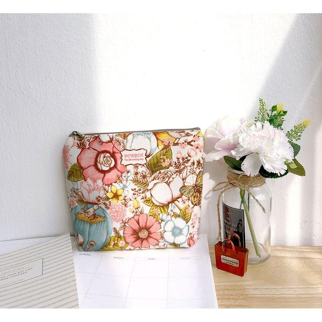 [1300k] 파우치 - 꽃패턴 일러스트 파우치 블라썸- 이랜드몰