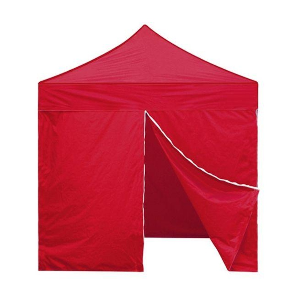 [1300k] 바람막이 지퍼형 레드 3x3 행사용천막 그늘막텐트- 이랜드몰
