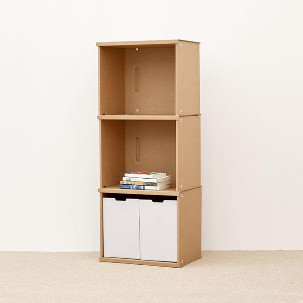 [1300k] 종이책장ㅁㅁㅂㅂ 3단(가로44)- 이랜드몰