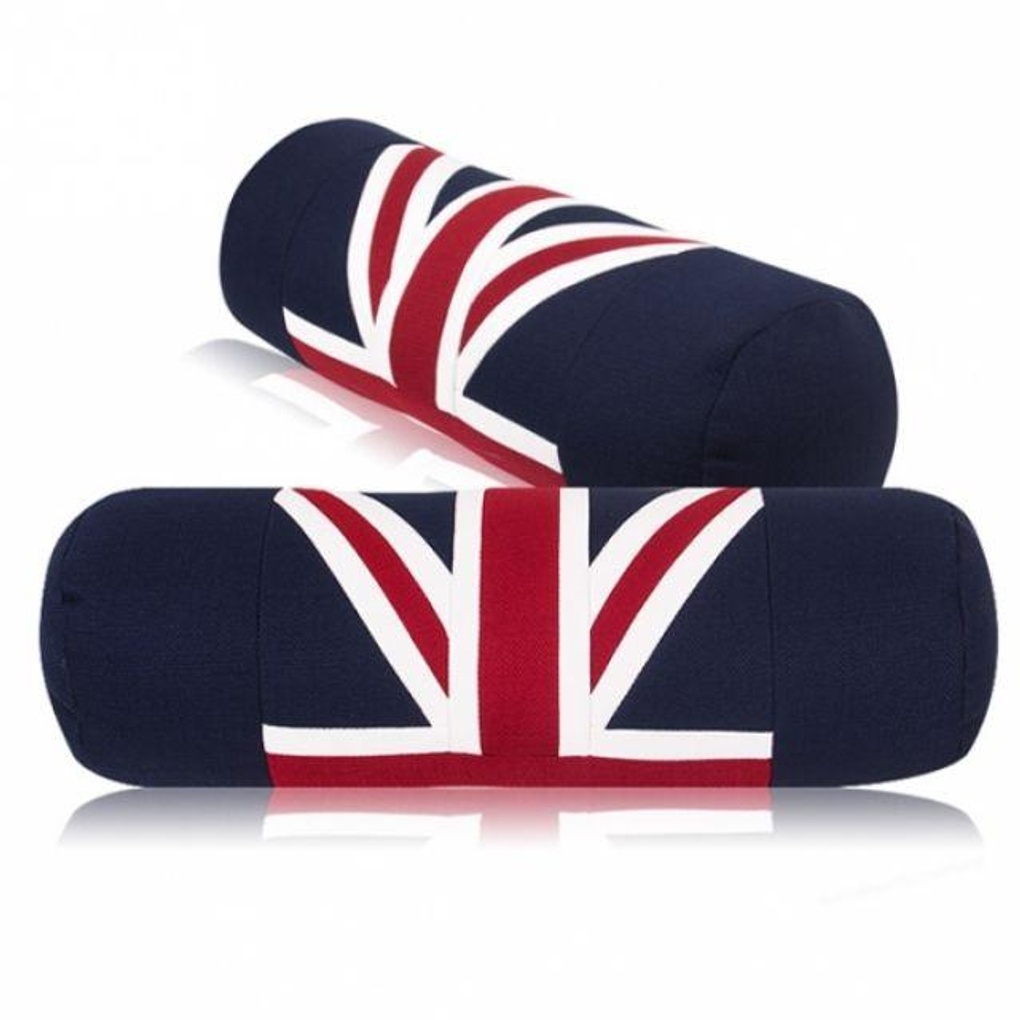 [1300k] [헬스웨이] 뉴 유니언잭 사계절 원형 목쿠션 1P- 이랜드몰