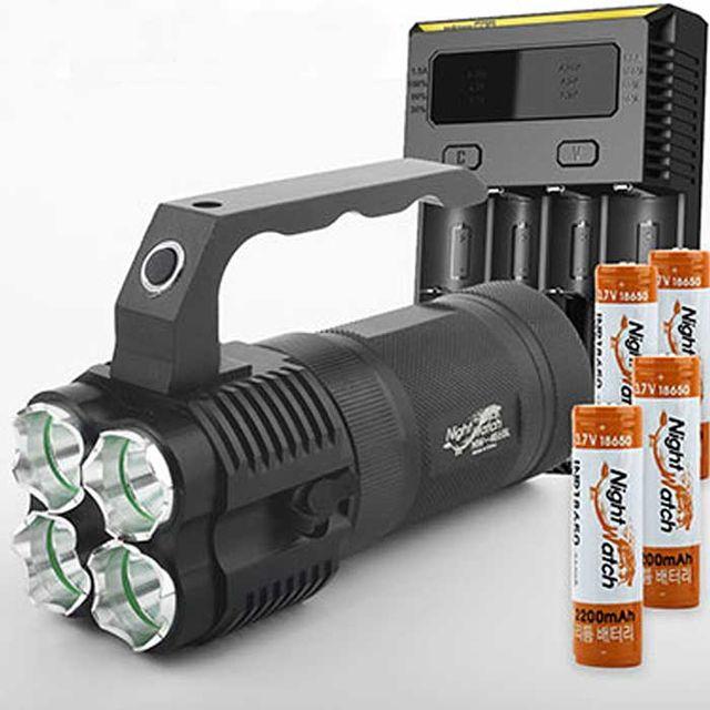 [1300k] LED 써치라이트 세트 4E65L-i4 224 6500루멘- 이랜드몰