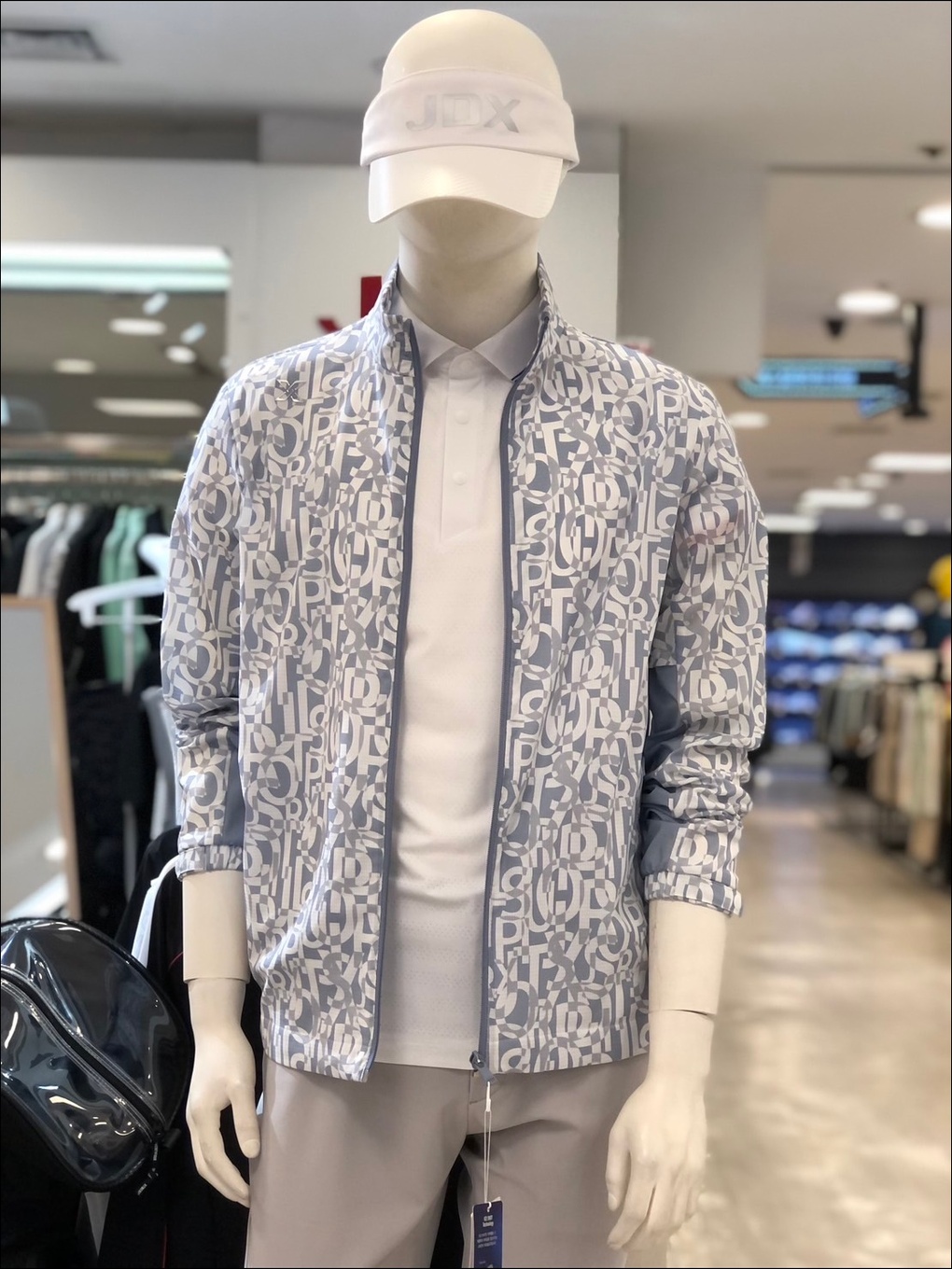 JDX남성여름 가볍고 시원한 아이스샷 프린트 점퍼(X1WJU2104)- 이랜드몰