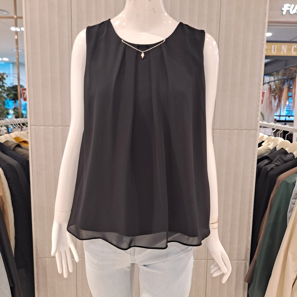 23SS 여름 쉬폰 목걸이 민소매 블라우스 CADU4-WXK900_NC대전유성- 이랜드몰