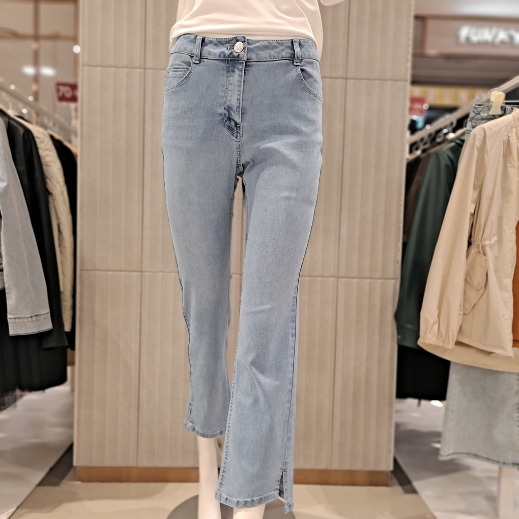 23SS 여름 밑트임 베이직 데님 청 팬츠 CADU4-WDP900_NC대전유성- 이랜드몰