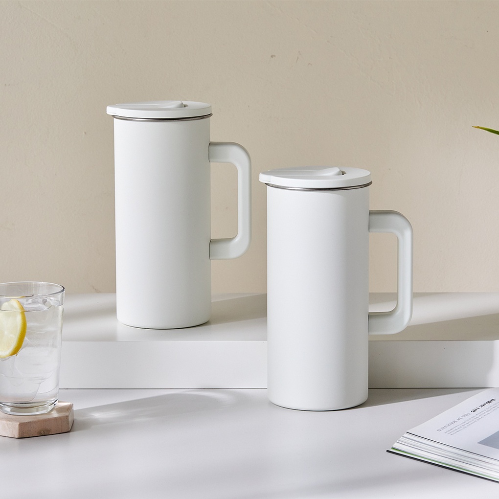 세척이 쉬운 스텐304 냉장고물병 1.5L 2P세트 크림_KC0223001- 모던하우스