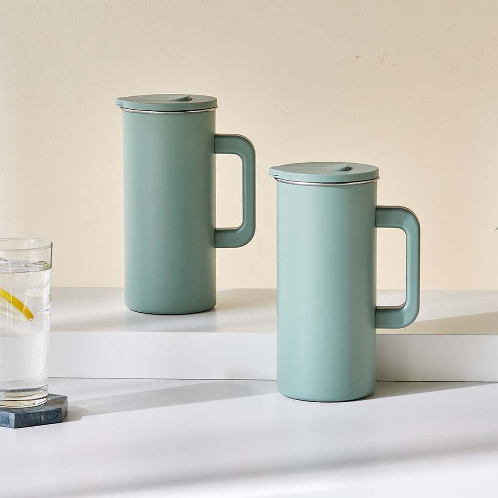 세척이 쉬운 스텐304 냉장고물병 1.5L 2P세트 그린_KC0223002- 이랜드몰