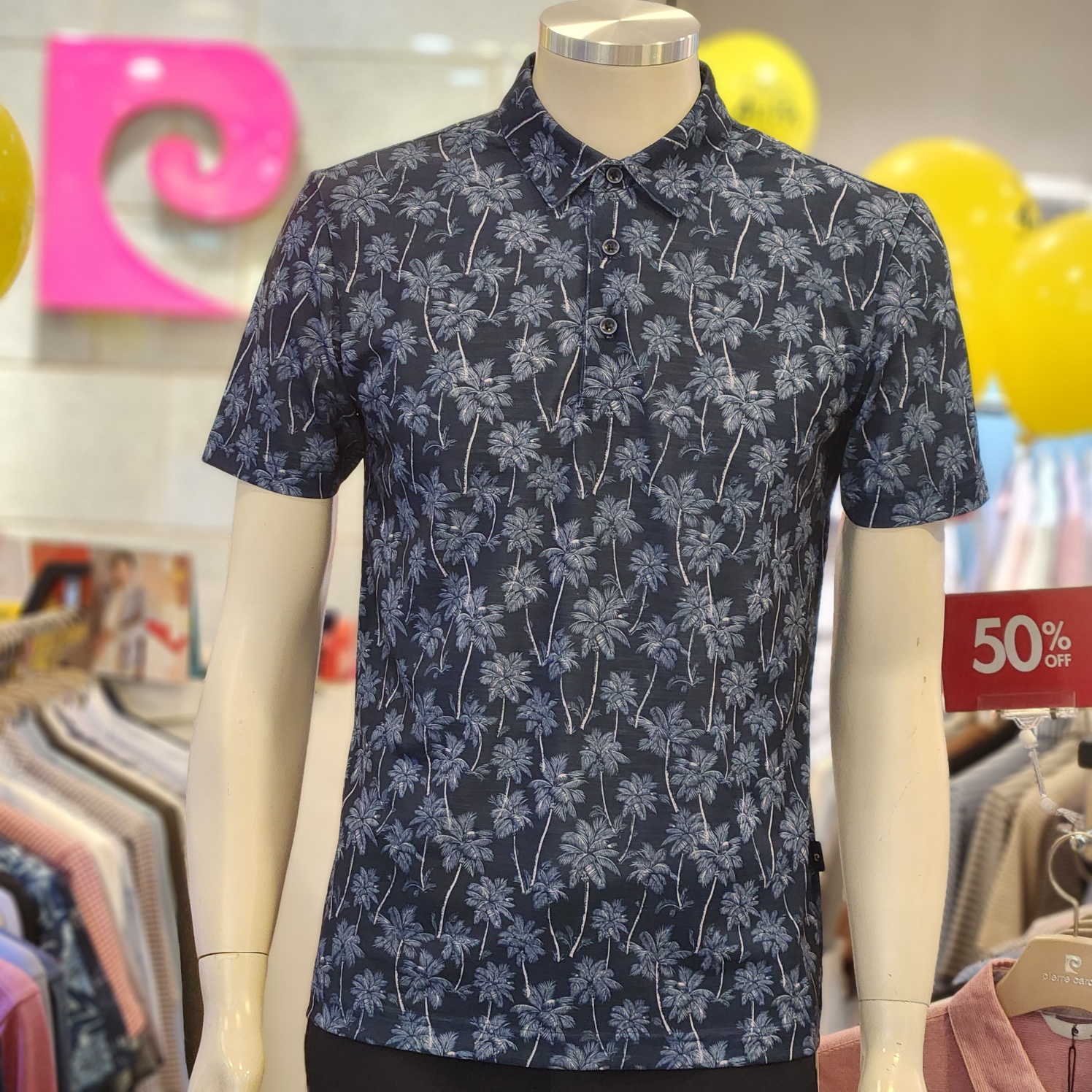 캐주얼[동아강북] 꽃무늬 반팔 시원한 소재 Flower PRINT DTP POTS2432- 이랜드몰