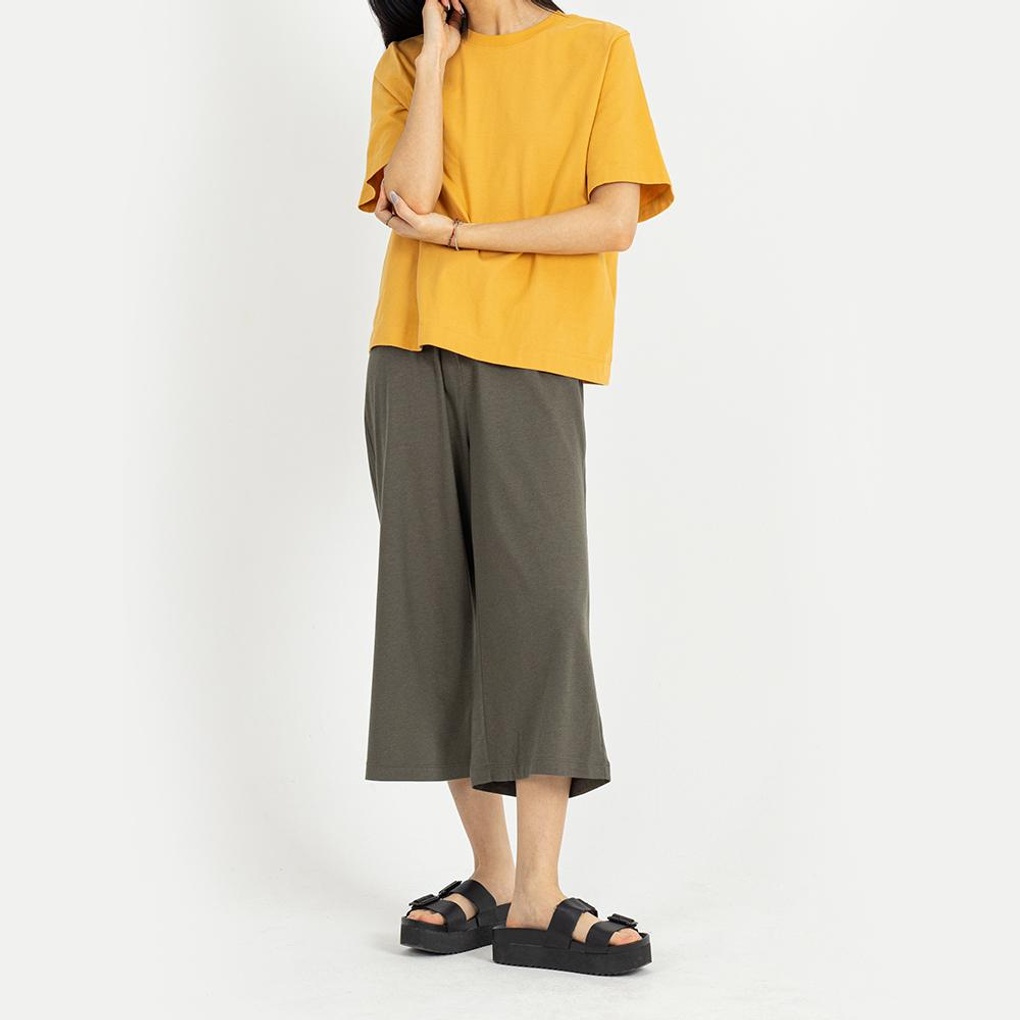 오가닉 밴딩 와이드 팬츠(MCG1-PT567)- 이랜드몰