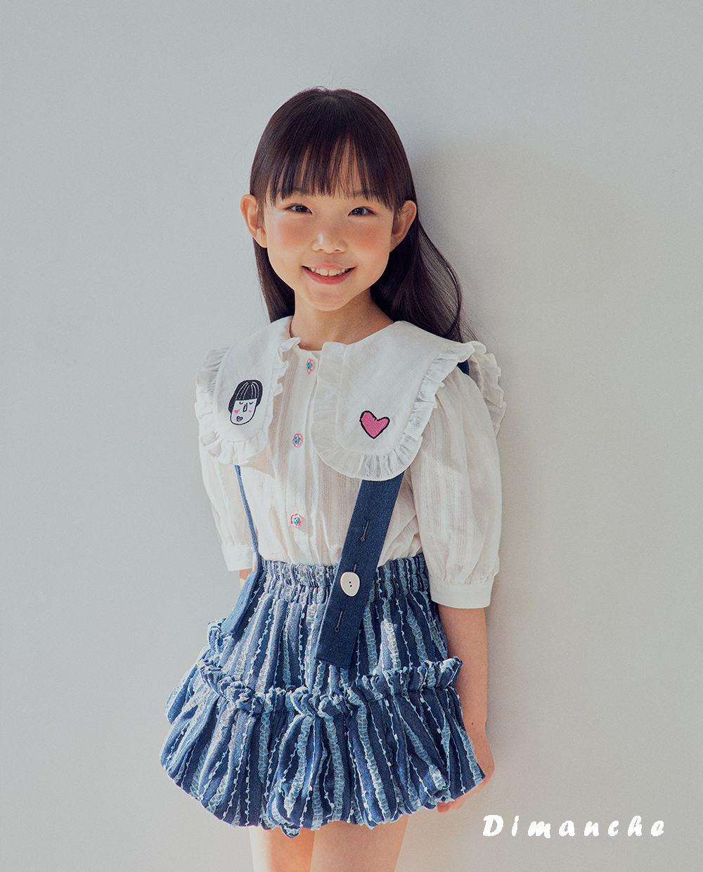 만능블라우스 (뉴 화이트)- KIDIKIDI