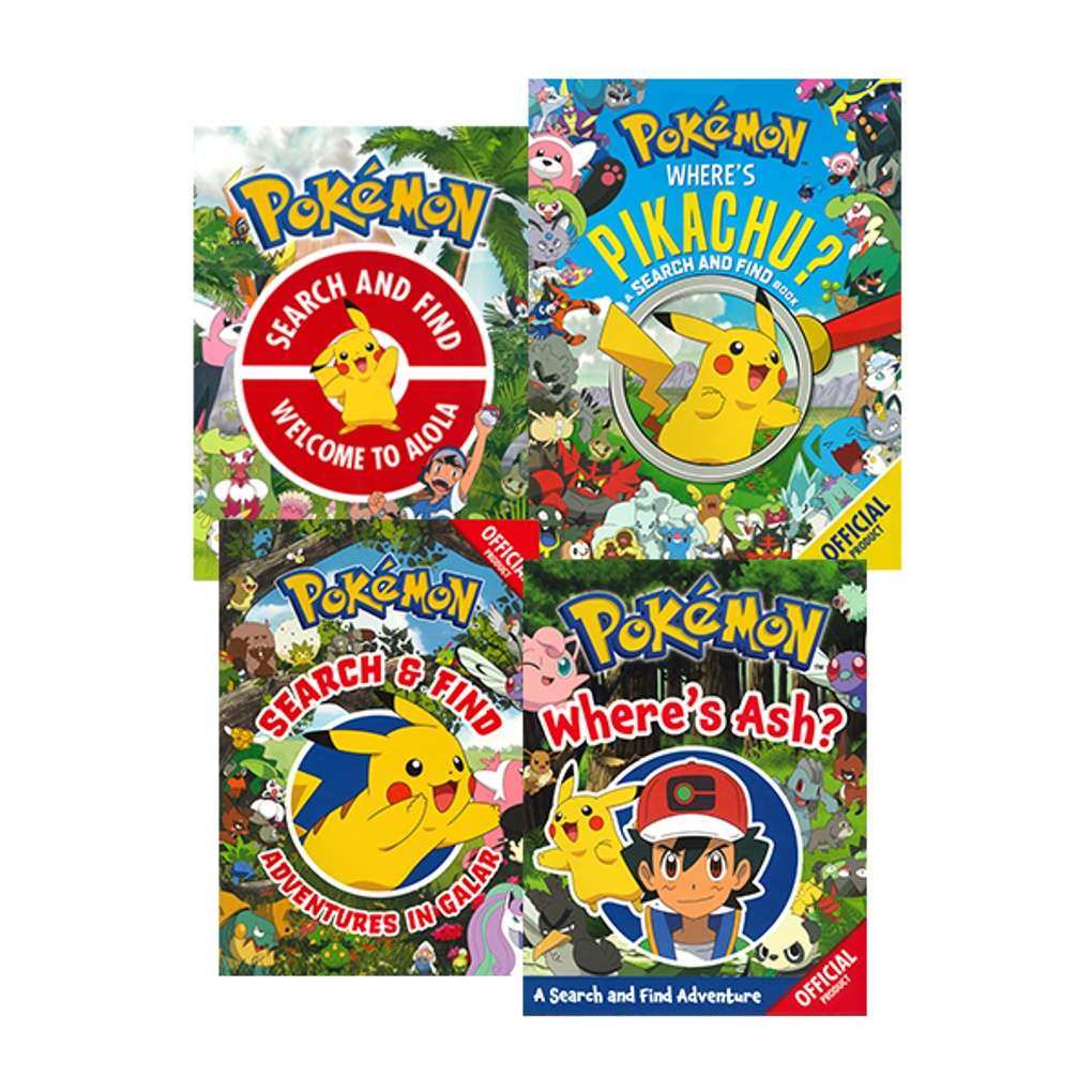 포켓몬 Pokemon Search and Find 4종세트 - 페이퍼북- 이랜드몰
