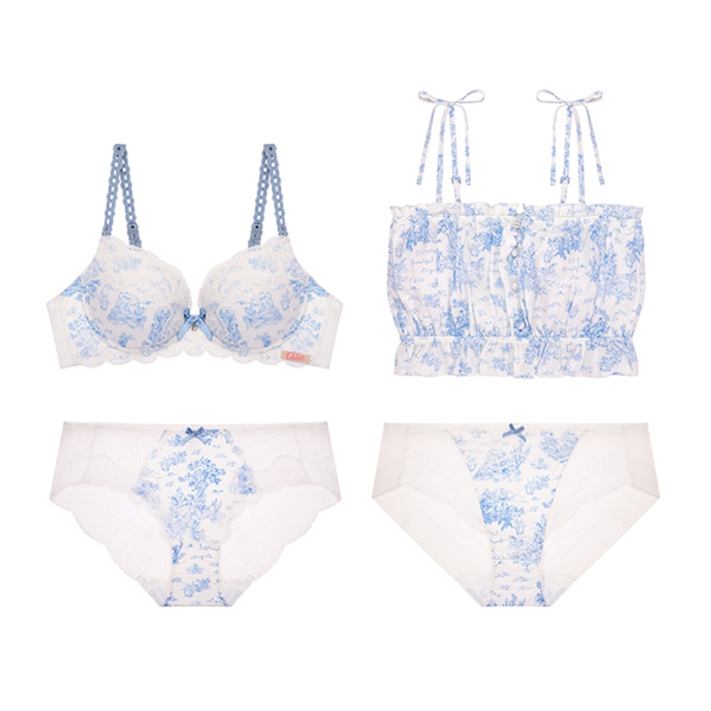 [EBLIN X SAKI][3종세트] 프렌치뜨왈 블린브라1+팬티2- 에블린