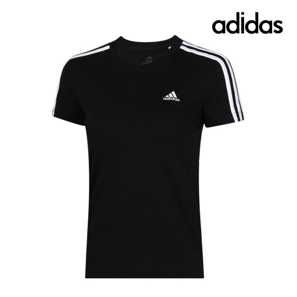 아디다스 반팔티셔츠 에센셜 슬림 3S 여성 블랙 GL0784- 이랜드몰