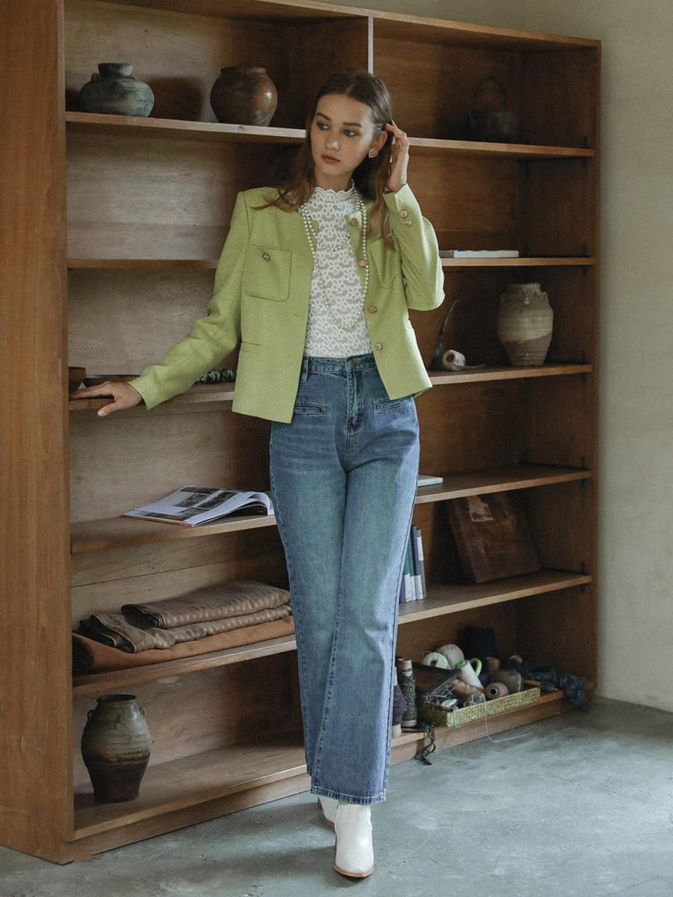 DD high waist slim denim jean- 이랜드몰
