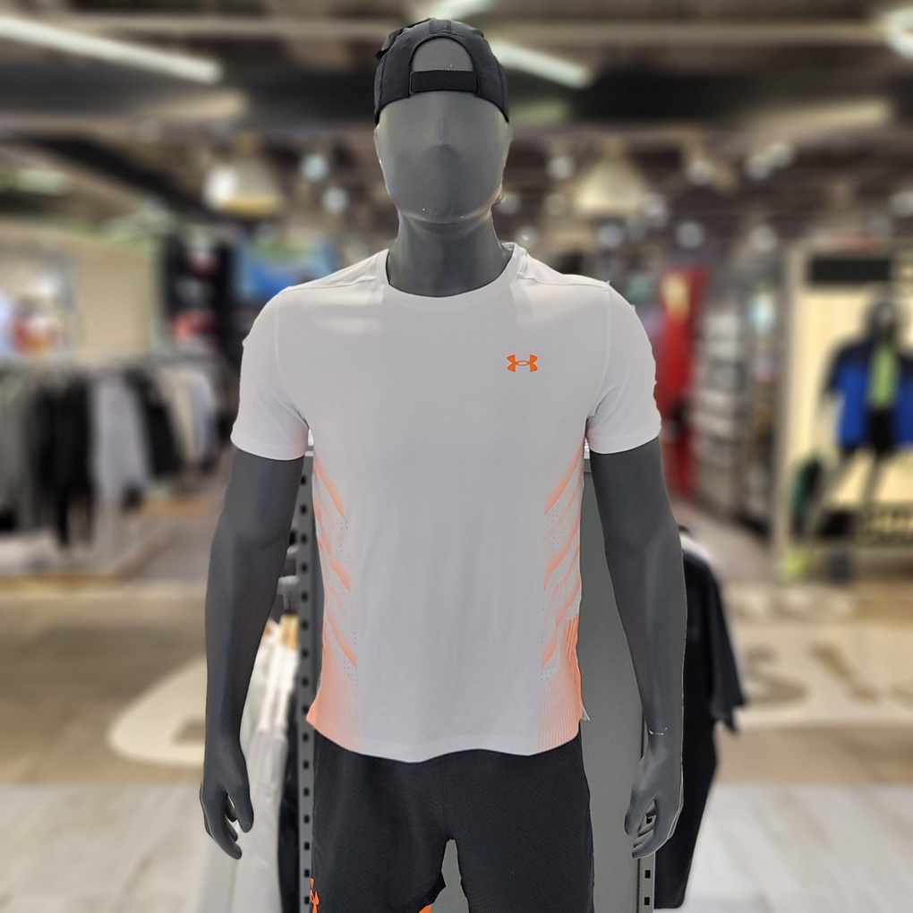 언더아머 남성 UA 아이소-칠 레이저 히트 반팔 티셔츠 1376518-100_강남점- 이랜드몰