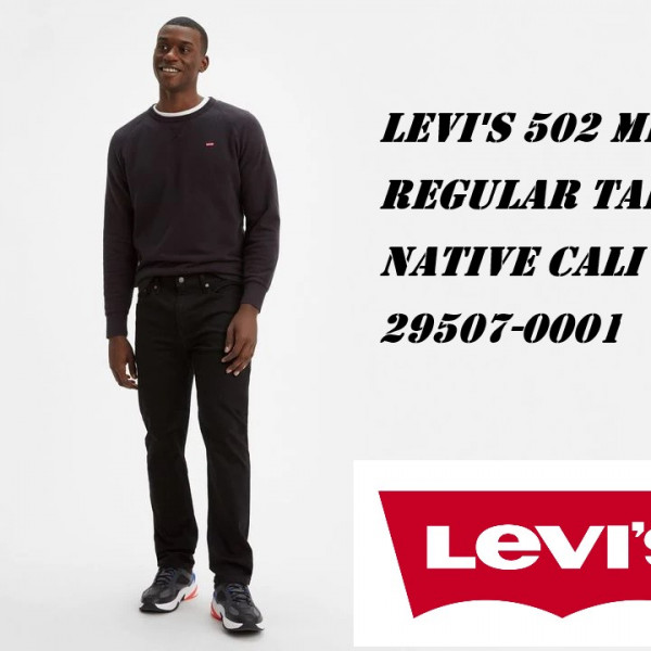 리바이스 502 레귤러 테이퍼드 핏 남자블랙 진 29507-0001- 이랜드몰