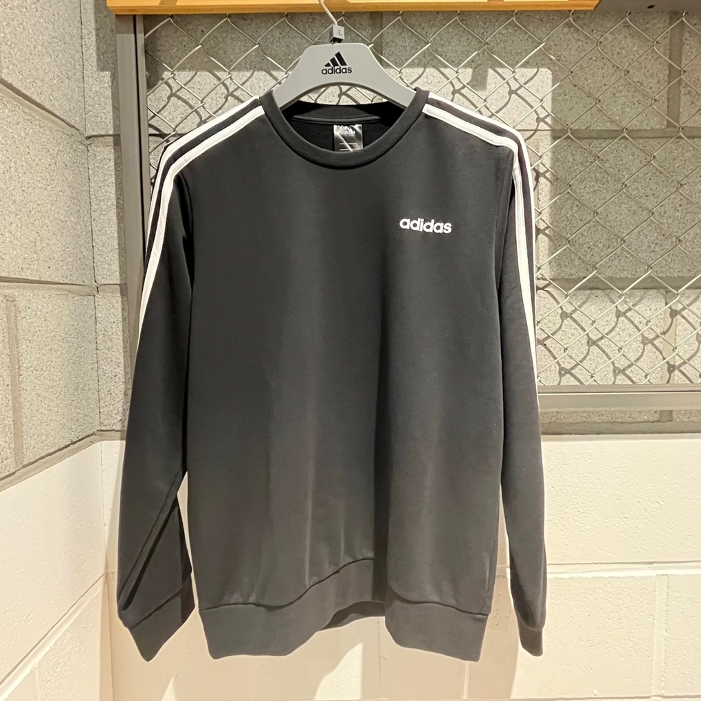 아디다스 [매장정품] 남여공용 맨투맨 긴팔티 3줄 에센셜 크루 DQ3083- 이랜드몰
