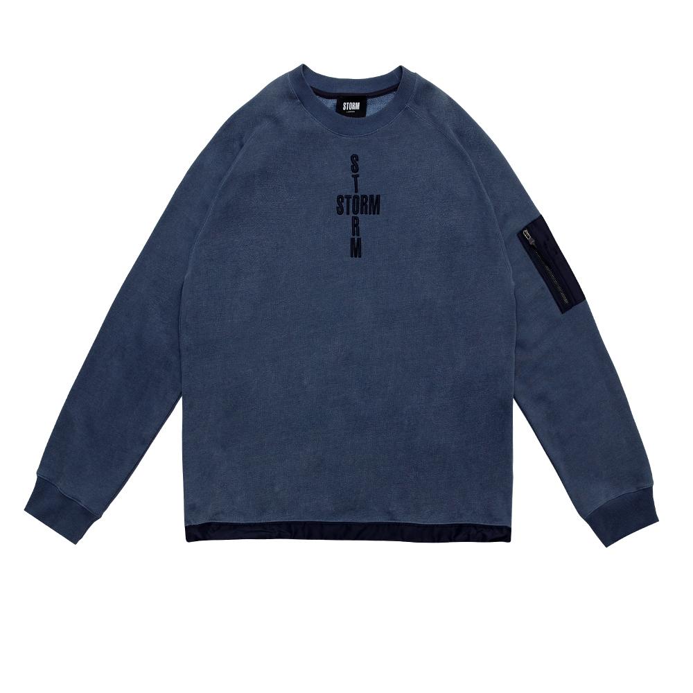 [스톰런던] 포켓 맨투맨 티셔츠_네이비 (STLT320NVM)- 이랜드몰