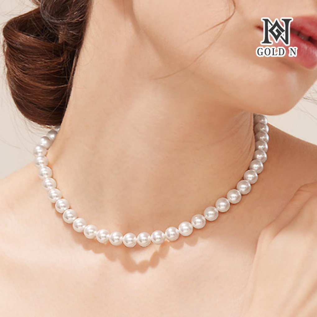 골드앤 14K 그레이스 진주 4mm/6mm/8mm/10mm 목걸이 (38cm/42cm/45cm)- 이랜드몰