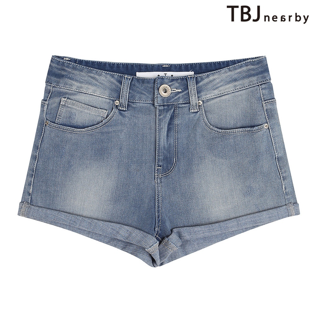 [TBJ] 여성 기획 숏 데님_라이트블루- 이랜드몰