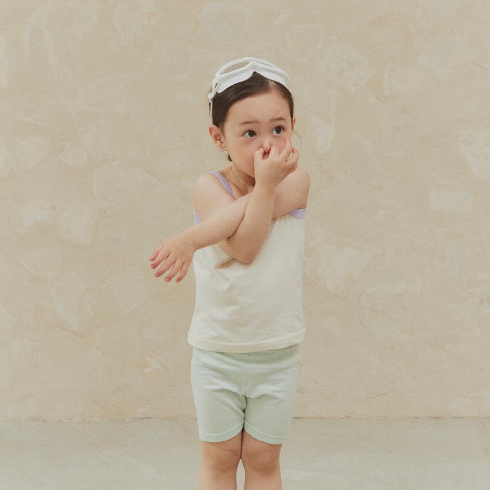 두두앤솜 젤라또 민소매 실내복 - 프레시민트- KIDIKIDI