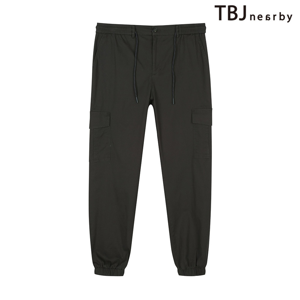 [TBJ] 남성 카고 밴딩 조거 팬츠_카키- 이랜드몰