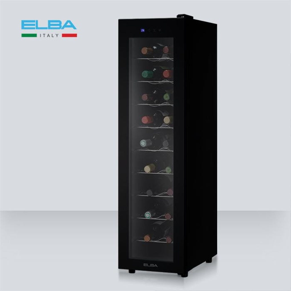 [HOT딜][ELBA] 엘바 블랙 슬림 와인셀러 (18병 60리터) EW60T18- 이랜드몰
