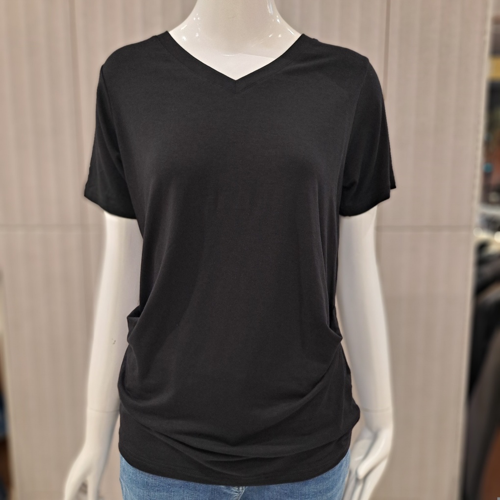 23SS 여름 브이넥 슬림 반팔 티셔츠 CADU6-WKL620_NC대전유성- 이랜드몰