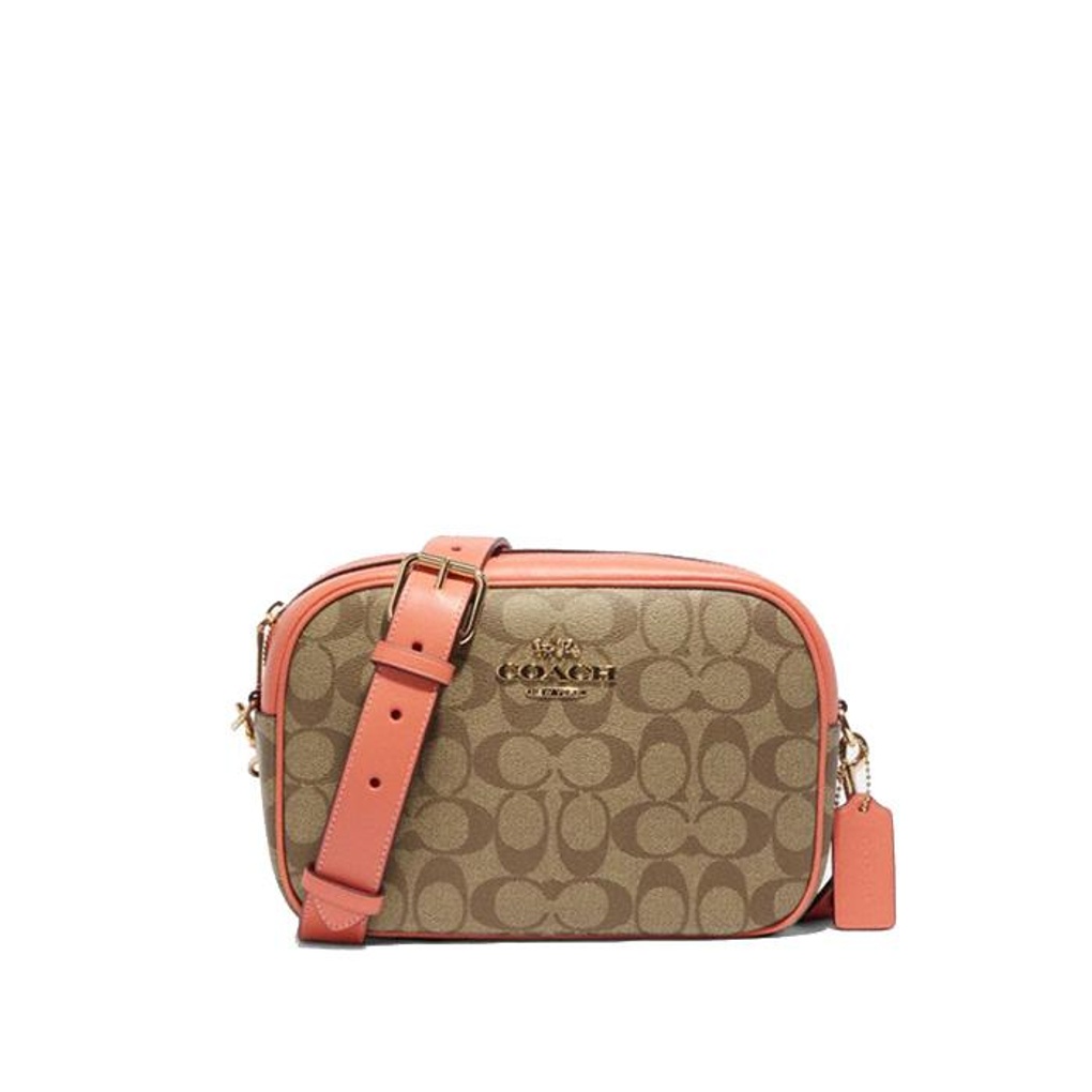 COACH 코치가방 CA547 IMVHO 제이미 카메라백 코랄 시그니쳐- 이랜드몰