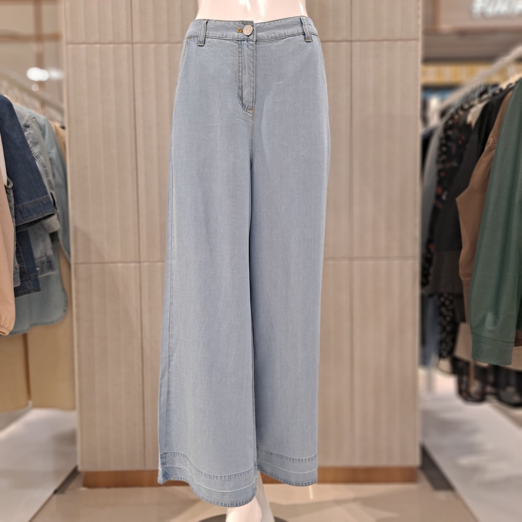 23SS 여름 밴딩 와이드 데님 청 팬츠 CADU5-WDP110_NC대전유성- 이랜드몰